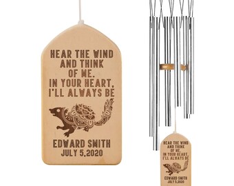 Squirrel Wind Chime - Etsy