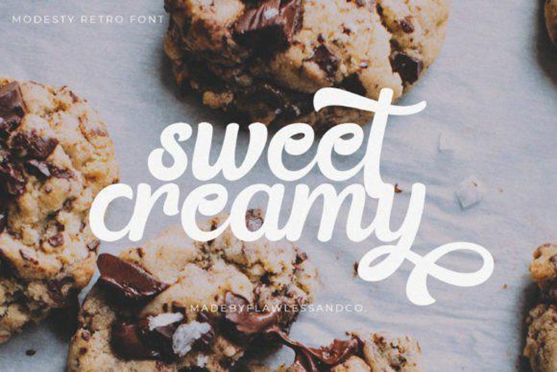 Modesty Font, Beautiful Font, Script Font, Elegant Font, Handwritten ...