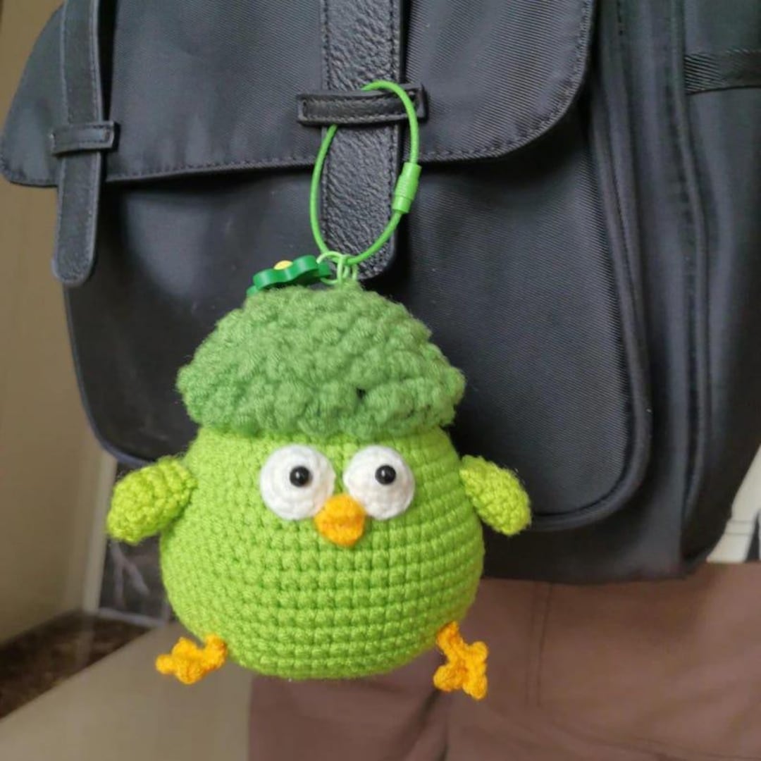 Duolingo Owl Broccoli Crochet Pattern - Etsy