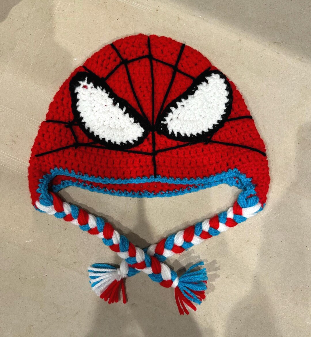 Spider-man Crochet Hat - Etsy
