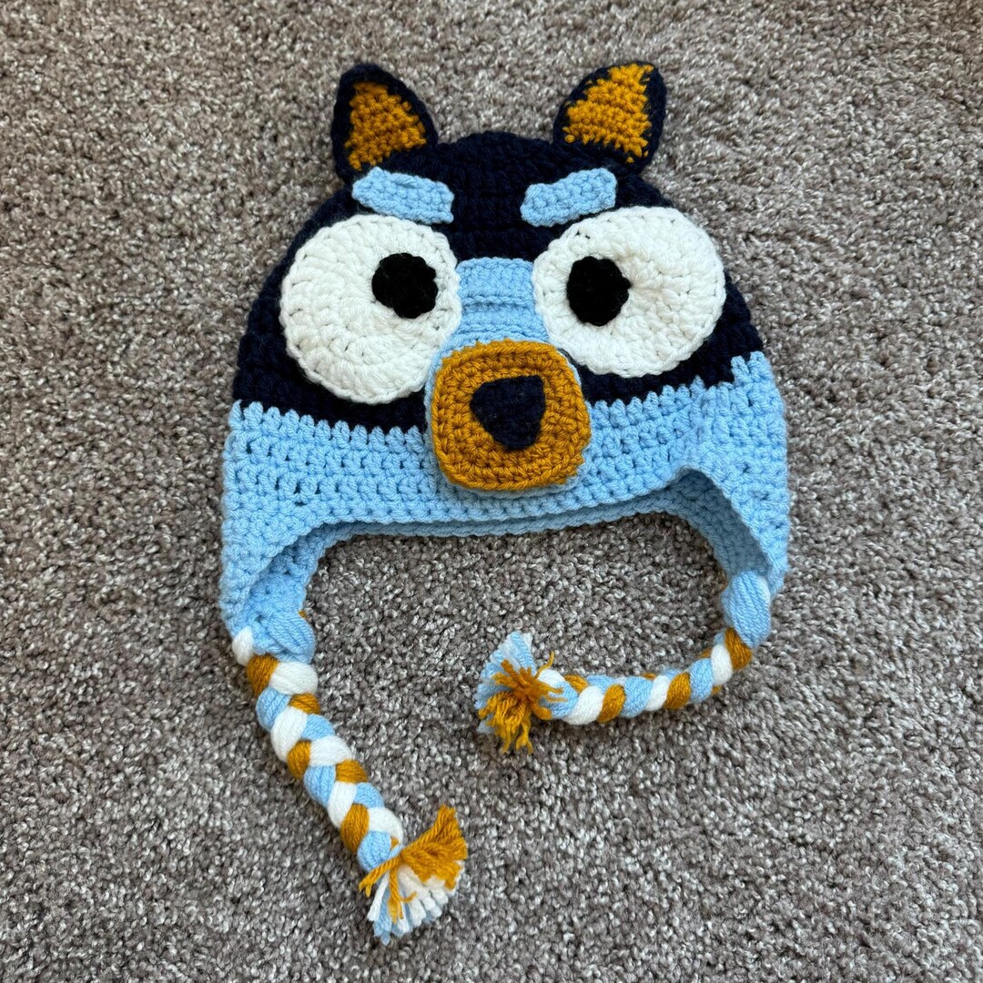 Bluey Inspired Crochet Hat - Etsy