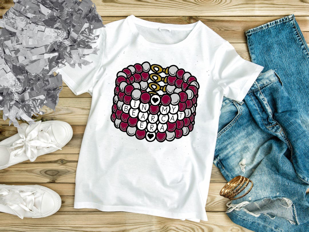 Bearcat in My Era Bracelet Shirt Design PNG- 300dpi- Transparent ...