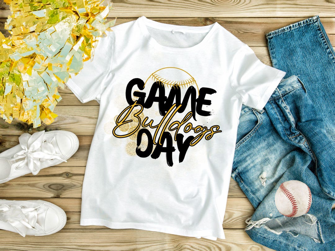 Calera Bulldogs Game Day PNG 300dpi Transparent Background File ...