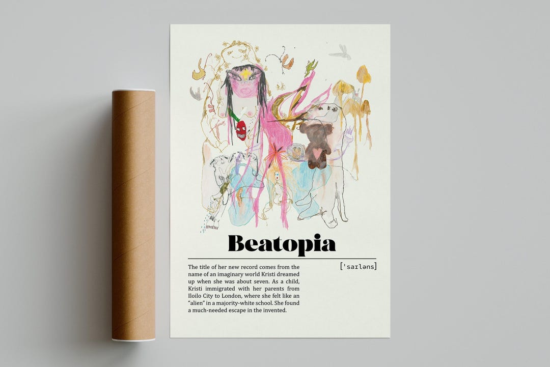 Beabadoobee Beatopia Poster Minimalist Music Poster Vintage Retro Art ...
