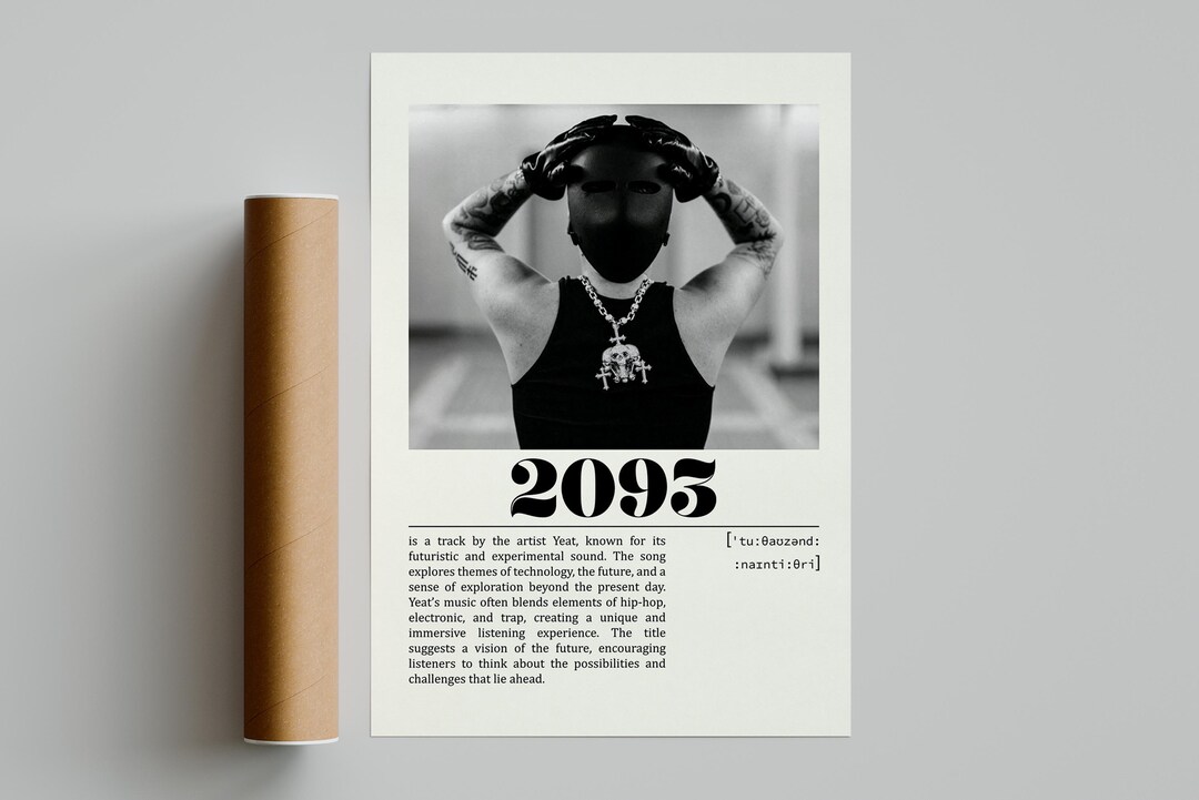 Yeat 2093 Posters Hiphop Poster Album Cover Poster Tracklist Poster Print Wall Art, Custom ...