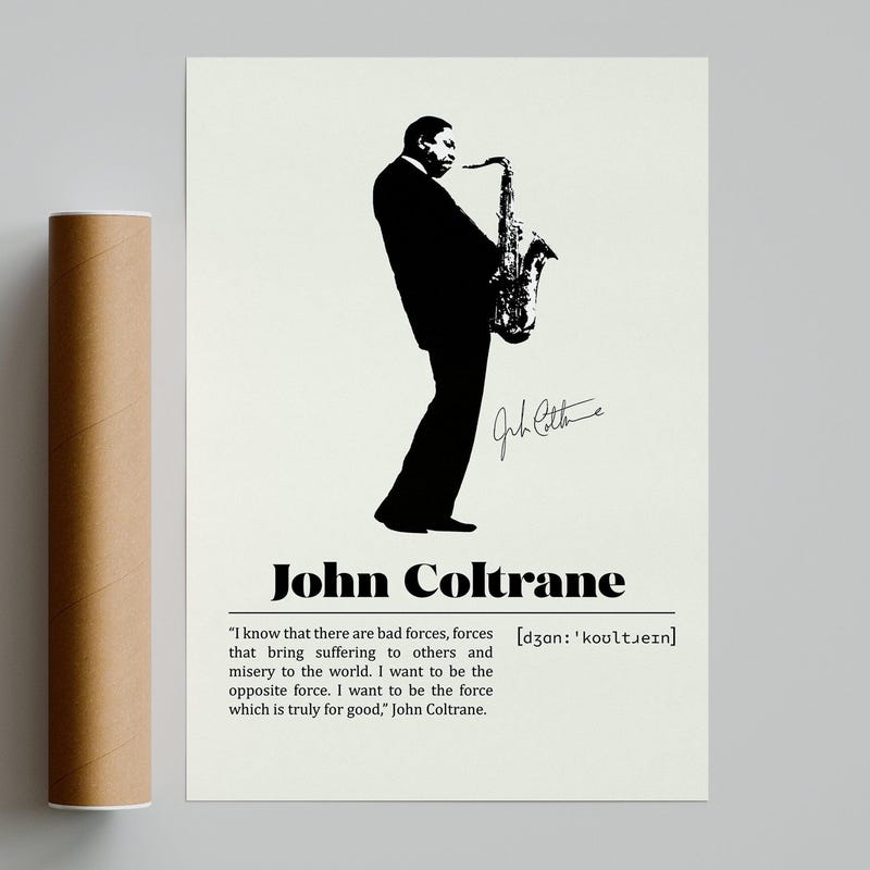 John Coltrane - Etsy