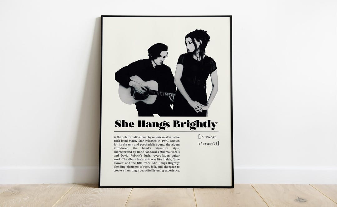 Mazzy Star Posters She Hangs Brightly Poster Album Cover Poster Print ...
