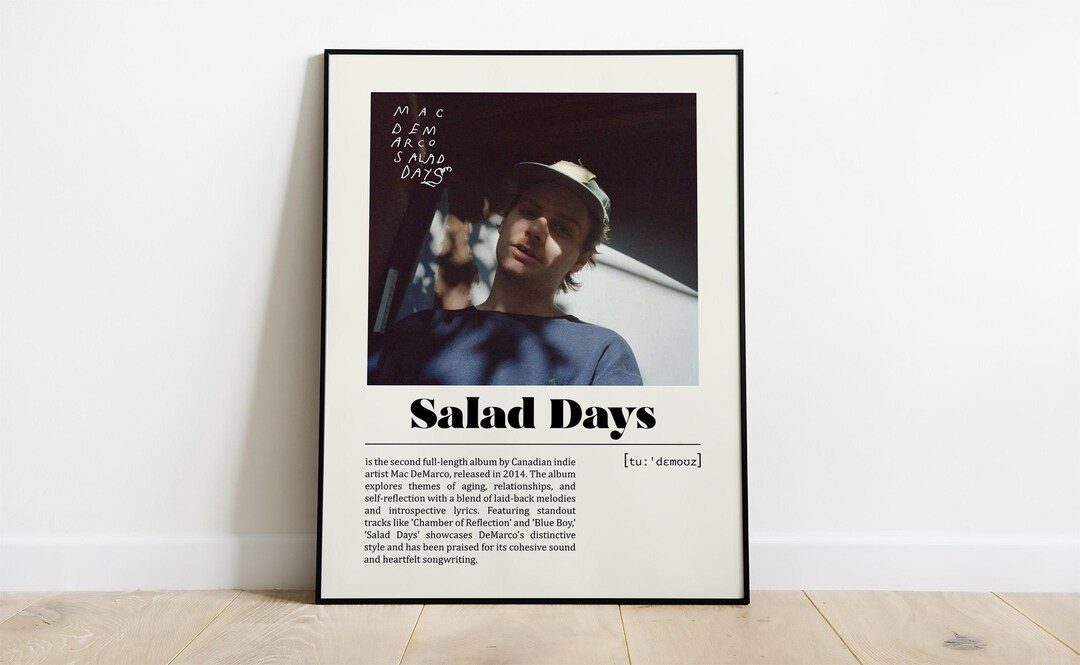 Mac Demarco Posters Salad Days Poster Album Cover Poster Poster Print ...