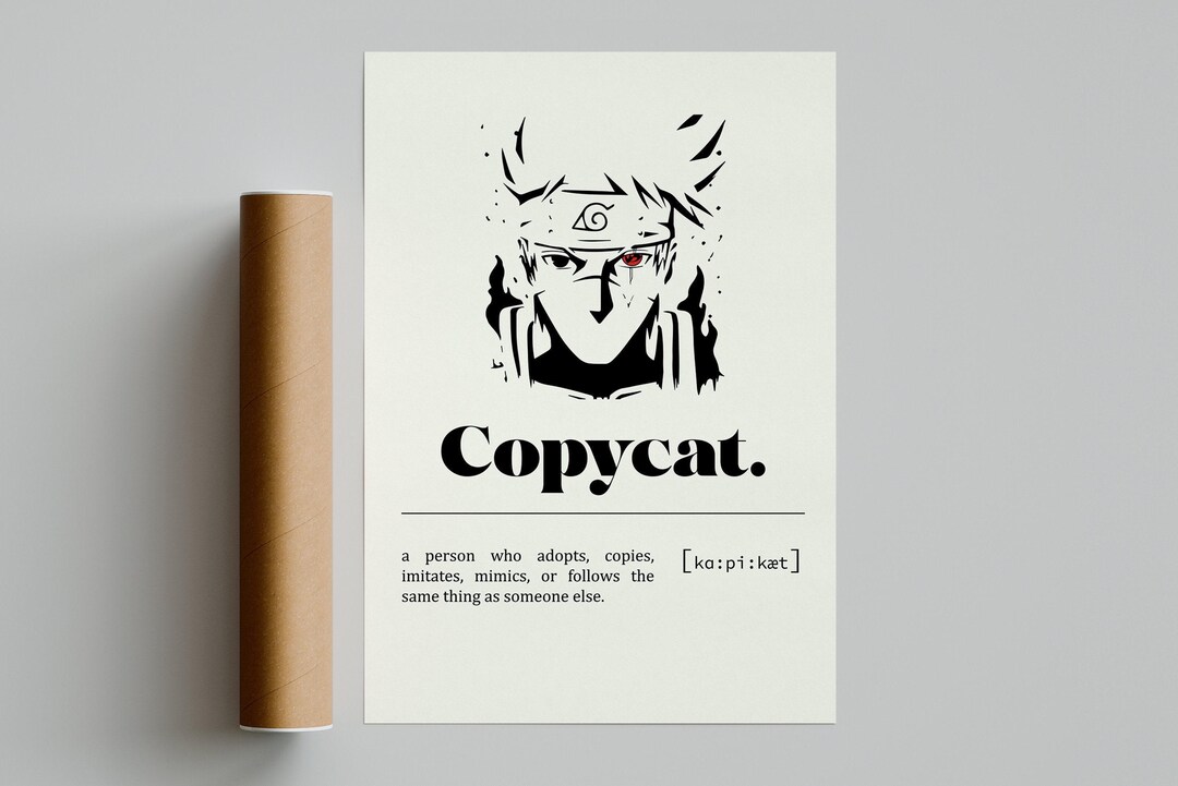 Anime Copycat Character Poster Minimalist Anime Poster Vintage Retro ...