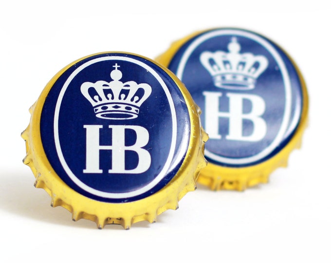German Hofbrau Gold Beer Bottle Cap Cuff Links Cufflinks - Etsy