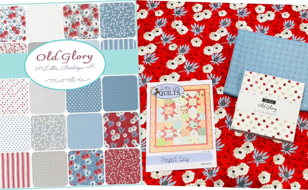 Moda Old Glory Patriotic Quilt Kit - Etsy