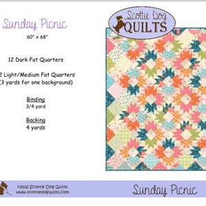 Sunday Picnic Digital PDF Pattern - Etsy
