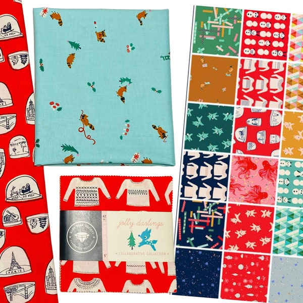 Ruby Star Fabric - Etsy