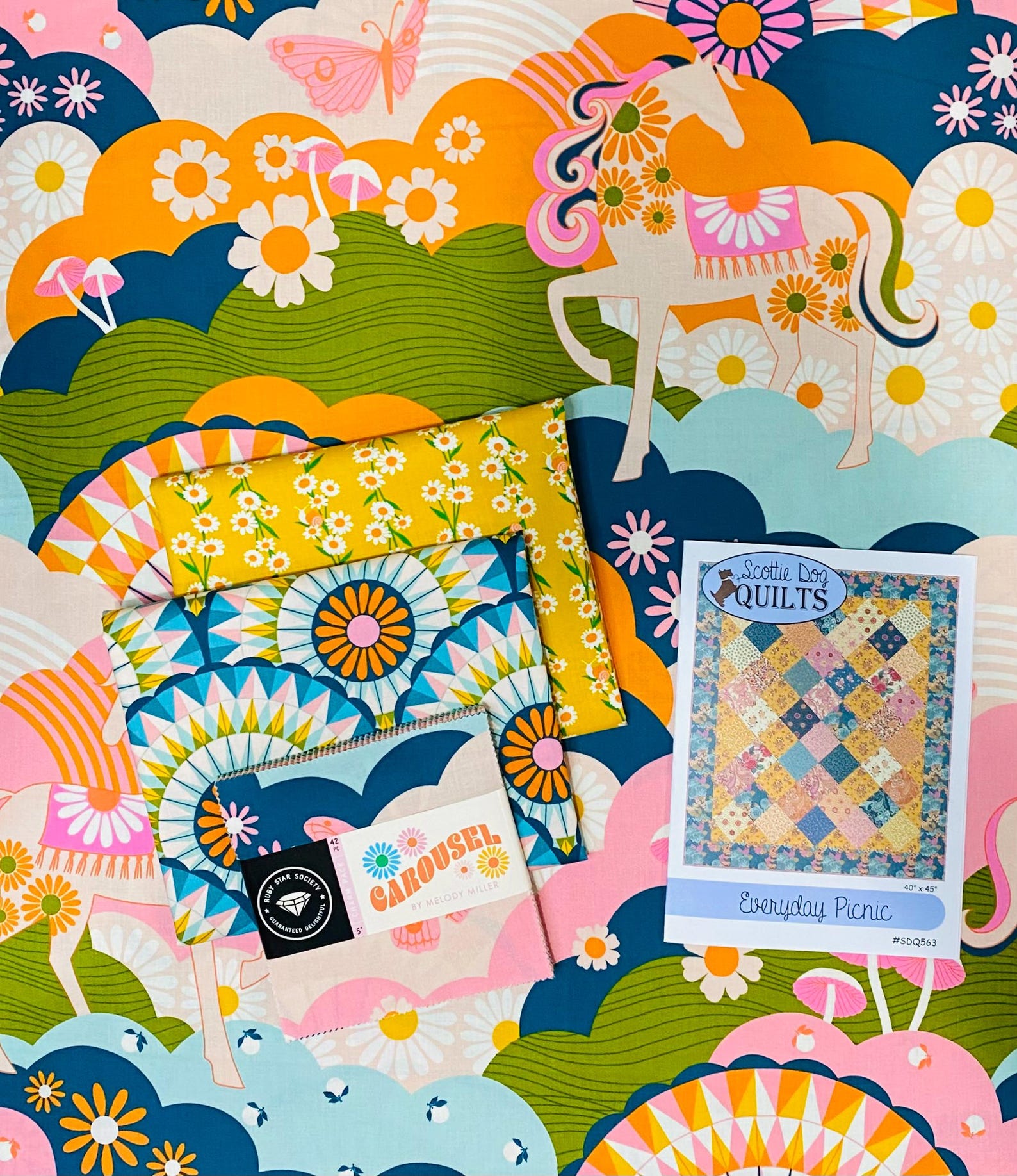 Ruby Star Society Carousel Quilt Kit - Etsy