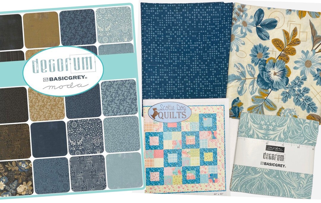 Moda Basic Grey Decorum Quilt Kit - Etsy