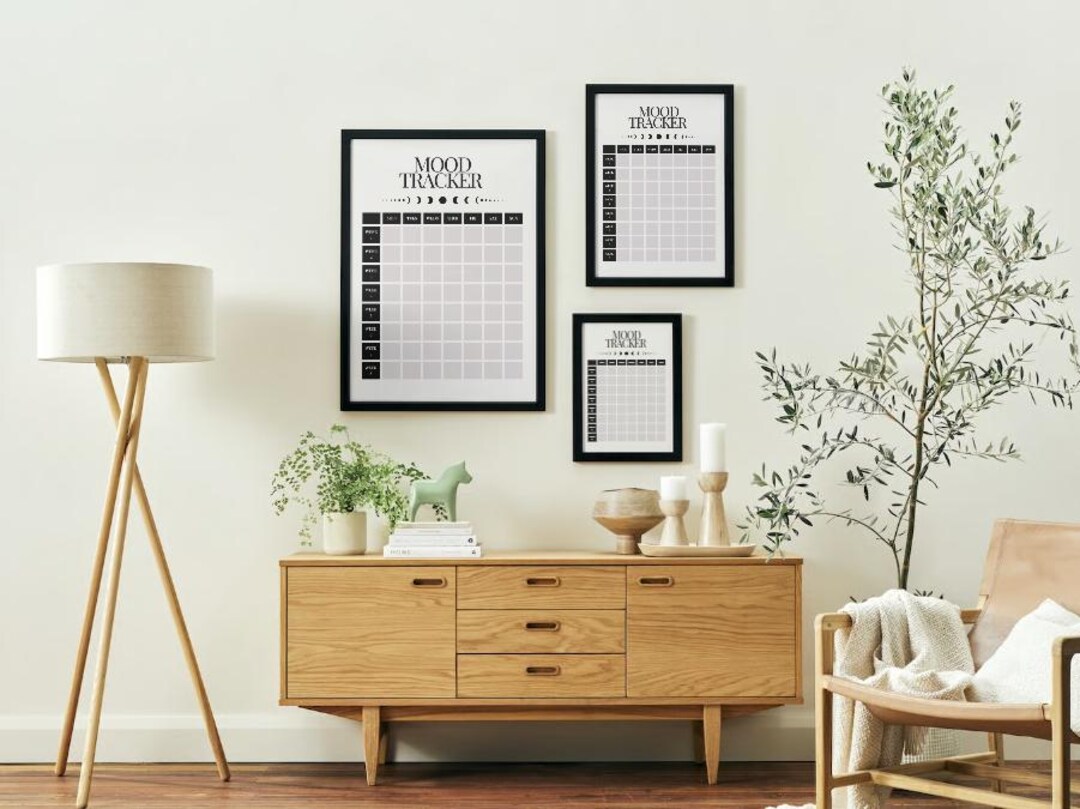 Mood Tracker Chart - 8 Week Tracker With 7 Weekdays - Digital Download ...