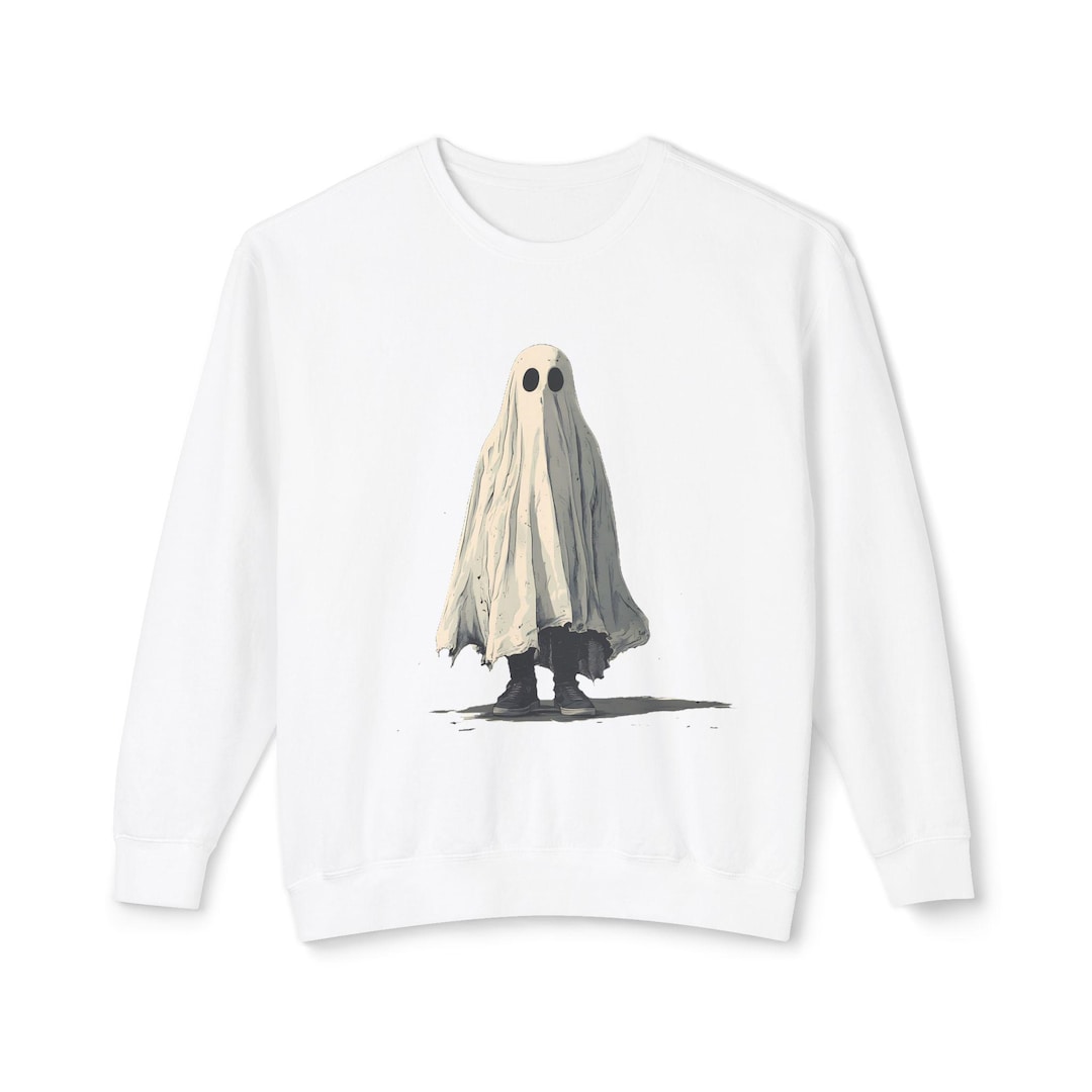 Unisex Lightweight Crewneck Sweatshirt Lonely Ghost - Etsy