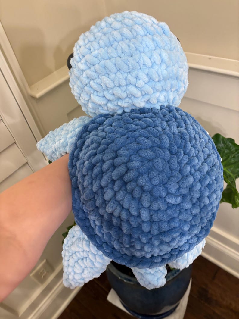 Jumbo Crochet Turtle Plush, Multiple Colors - Etsy