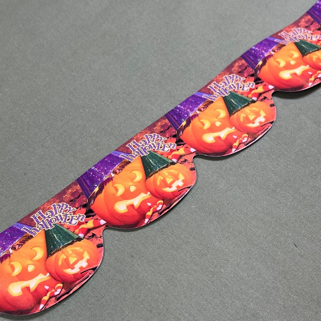 Vintage 2000s Halloween Bulletin Board Border Pumpkins - USED - Etsy