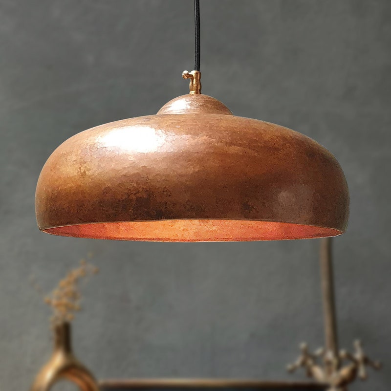 Copper Kitchen Light - Etsy
