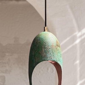 Set of 2 Handmade Green Patina Farmhouse Light Fixture, Set of Two ...