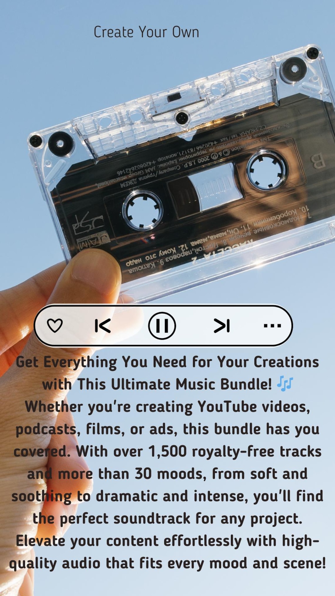 1000+ Royalty-free Soundtracks! Perfect for Videos, Vlogs, Podcasts ...