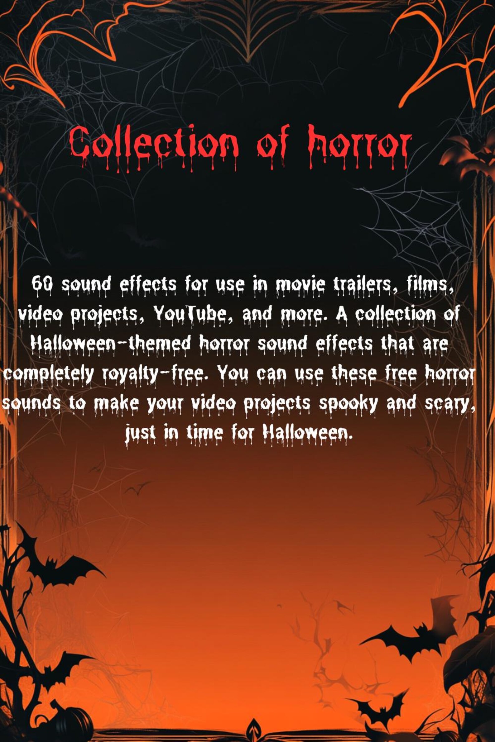 Horror Sound Effects Pack – Creepy Ambience, Dark Atmospheres ...
