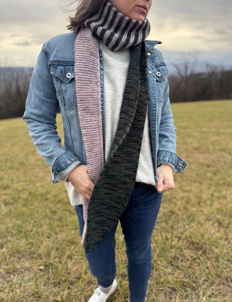 Eveline Scarf - KNITTING PATTERN (one Size) Men or Women - Etsy