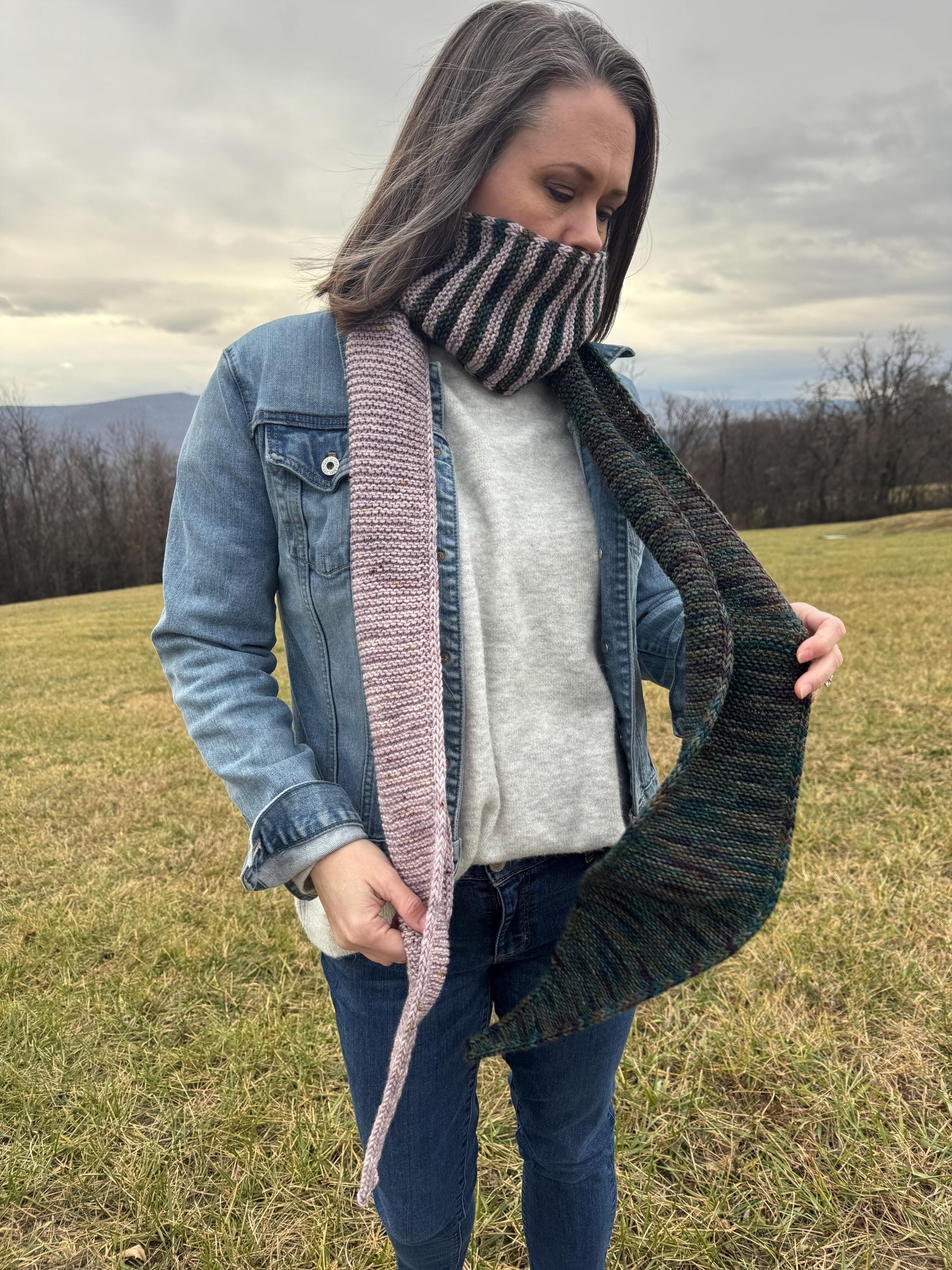 Eveline Scarf - KNITTING PATTERN (one Size) Men or Women - Etsy