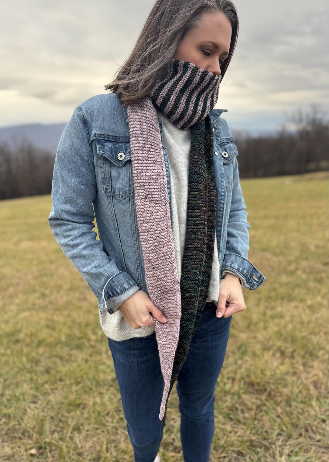 Eveline Scarf - KNITTING PATTERN (one Size) Men or Women - Etsy