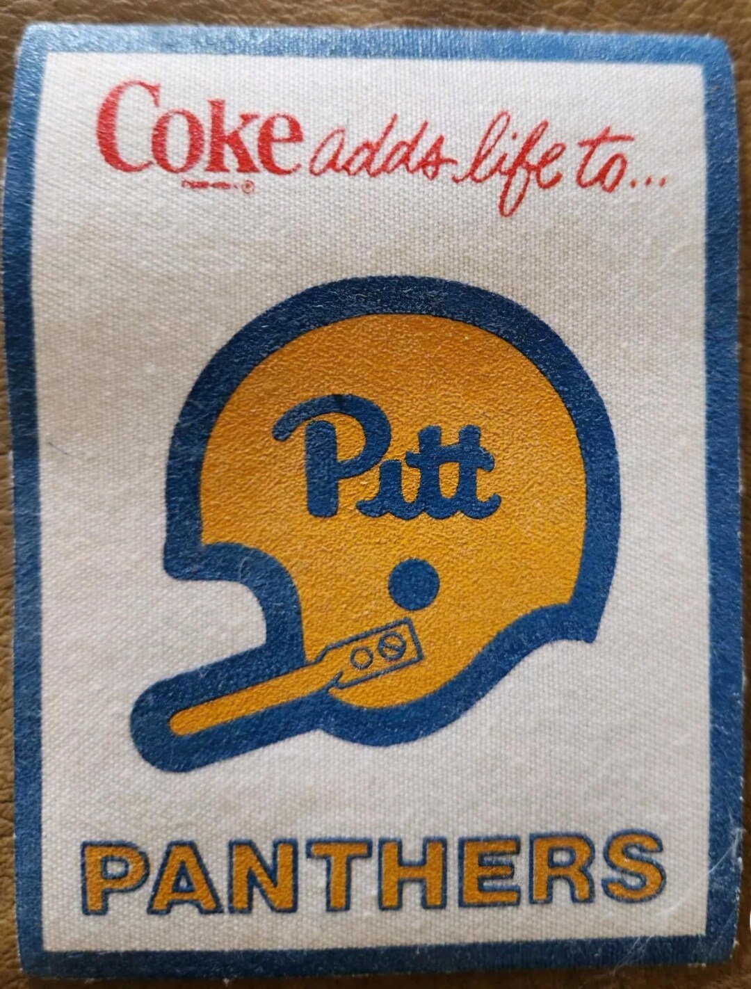Vintage Coca-cola Pitt Patch - Very Rare & Highly Collectible - Etsy