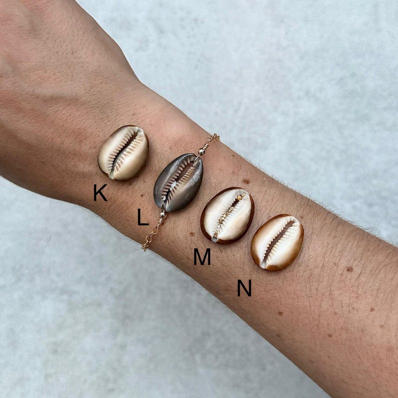 Hawaiian Shell Bracelet, 14k Gold Filled, Sterling Silver, Hawaiian ...