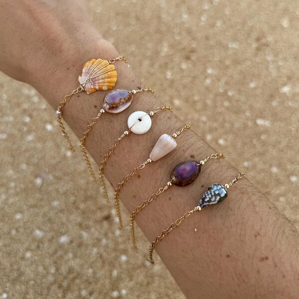 Seashell Bracelet - Etsy