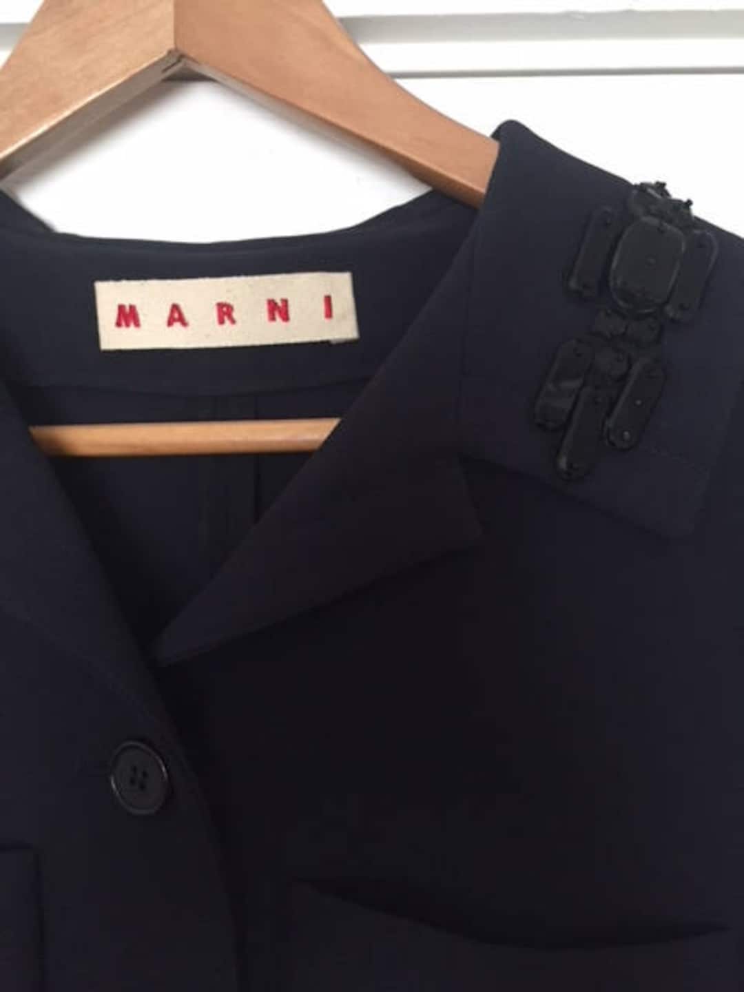 Marni Jacket With Jewel Collar - Etsy