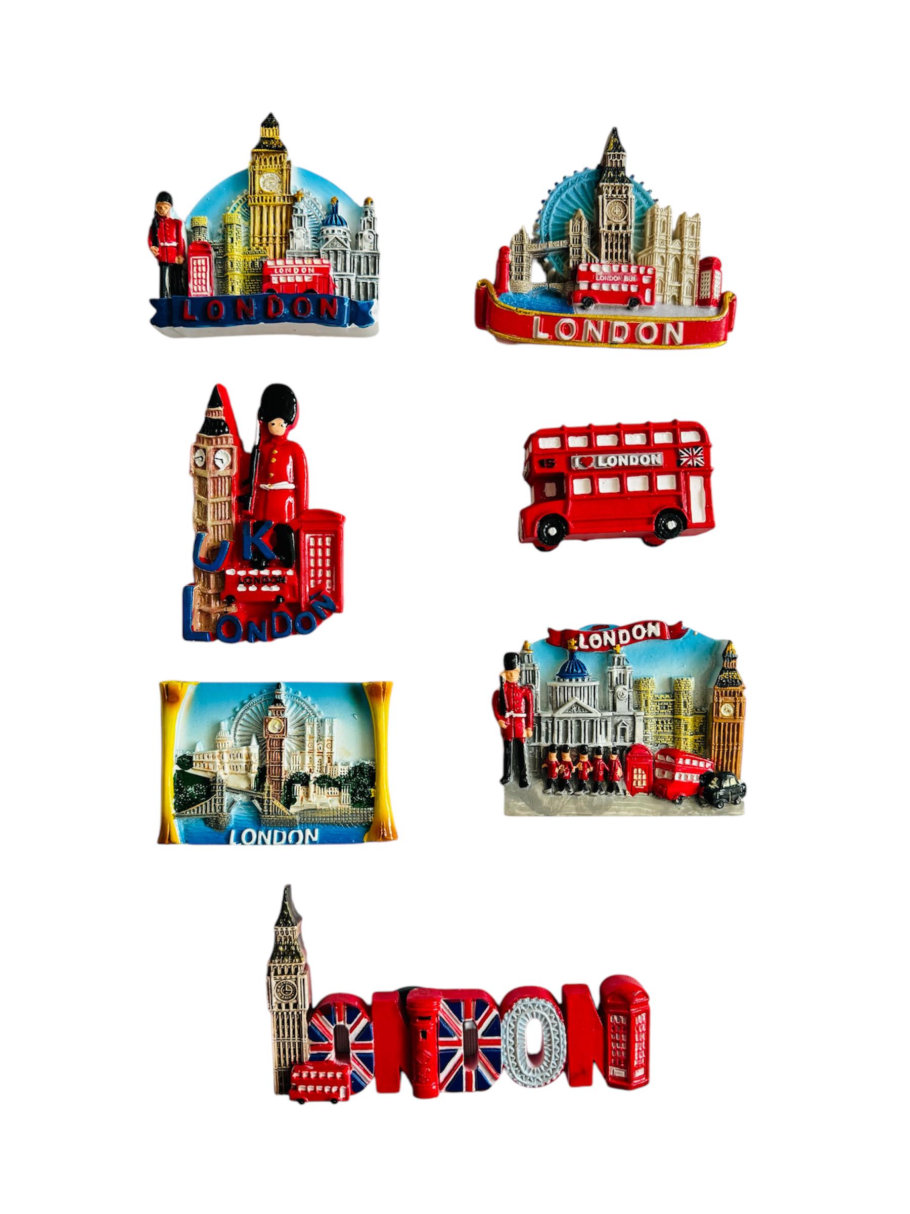 London Icon Ceramic Fridge Magnets - Souvenir Gift - Etsy