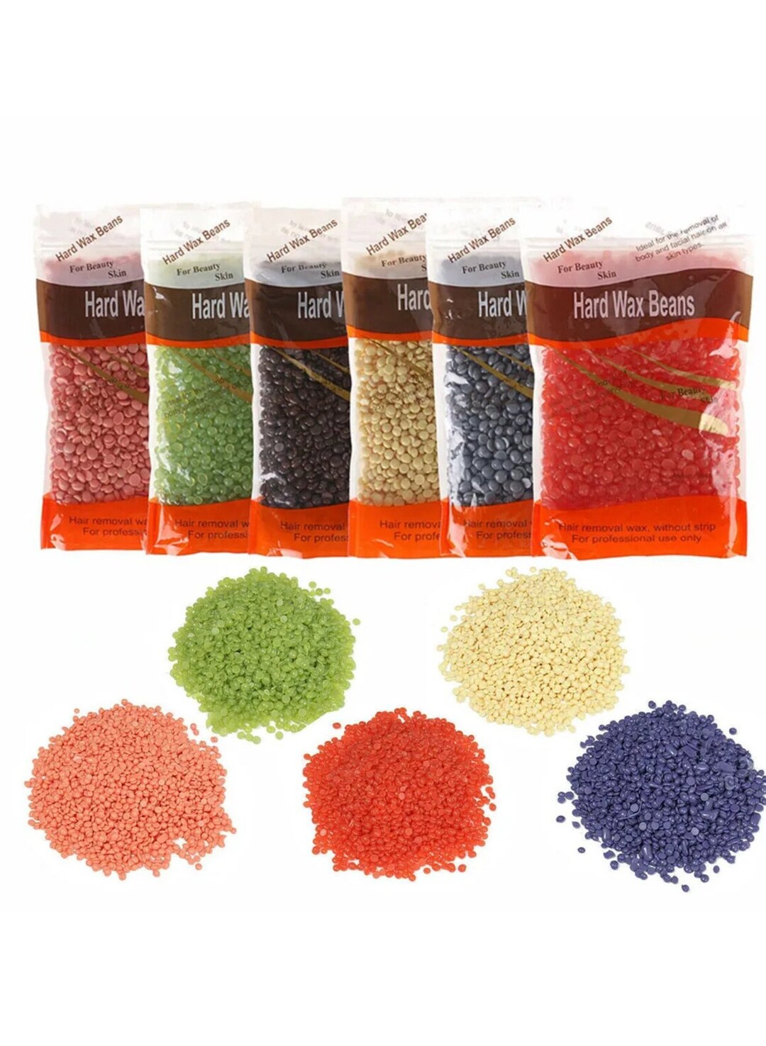 Hard Wax Beans Pellet Hot Brazilian Waxing Beads Body Hair Removal - Etsy