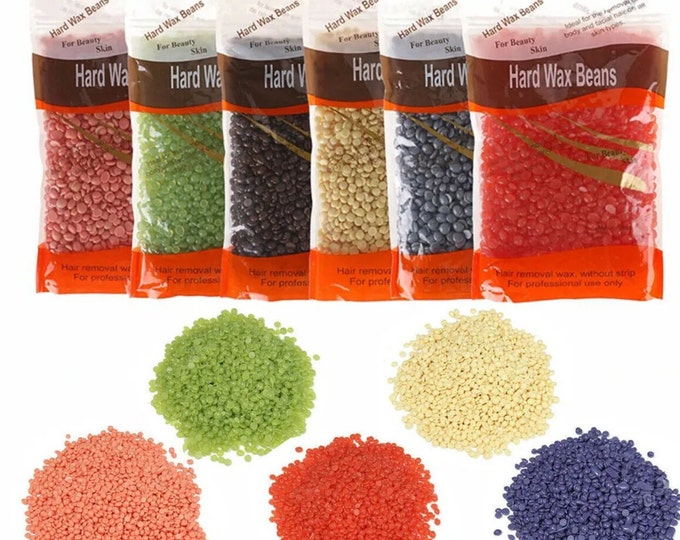 Hard Wax Beans Pellet Hot Brazilian Waxing Beads Body Hair Removal - Etsy