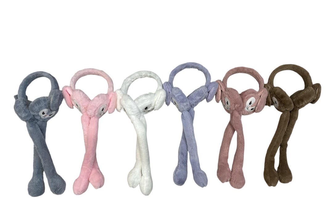 Earmuffs Christmas Earmuffs,kids Earmuffs,moving Ear Muffs,bunny ...
