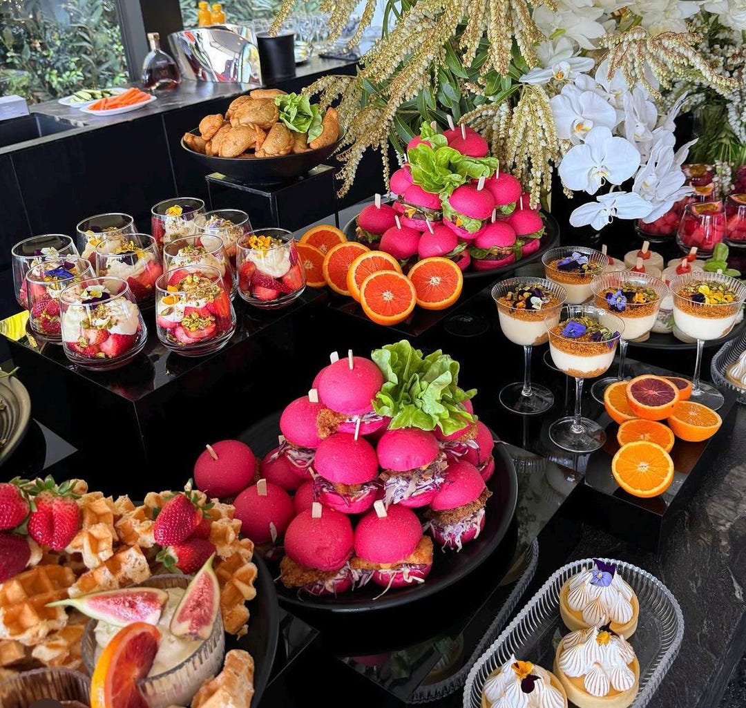 Food Risers for Buffet Table,black Acrylic Box Set of 5,display Posing ...