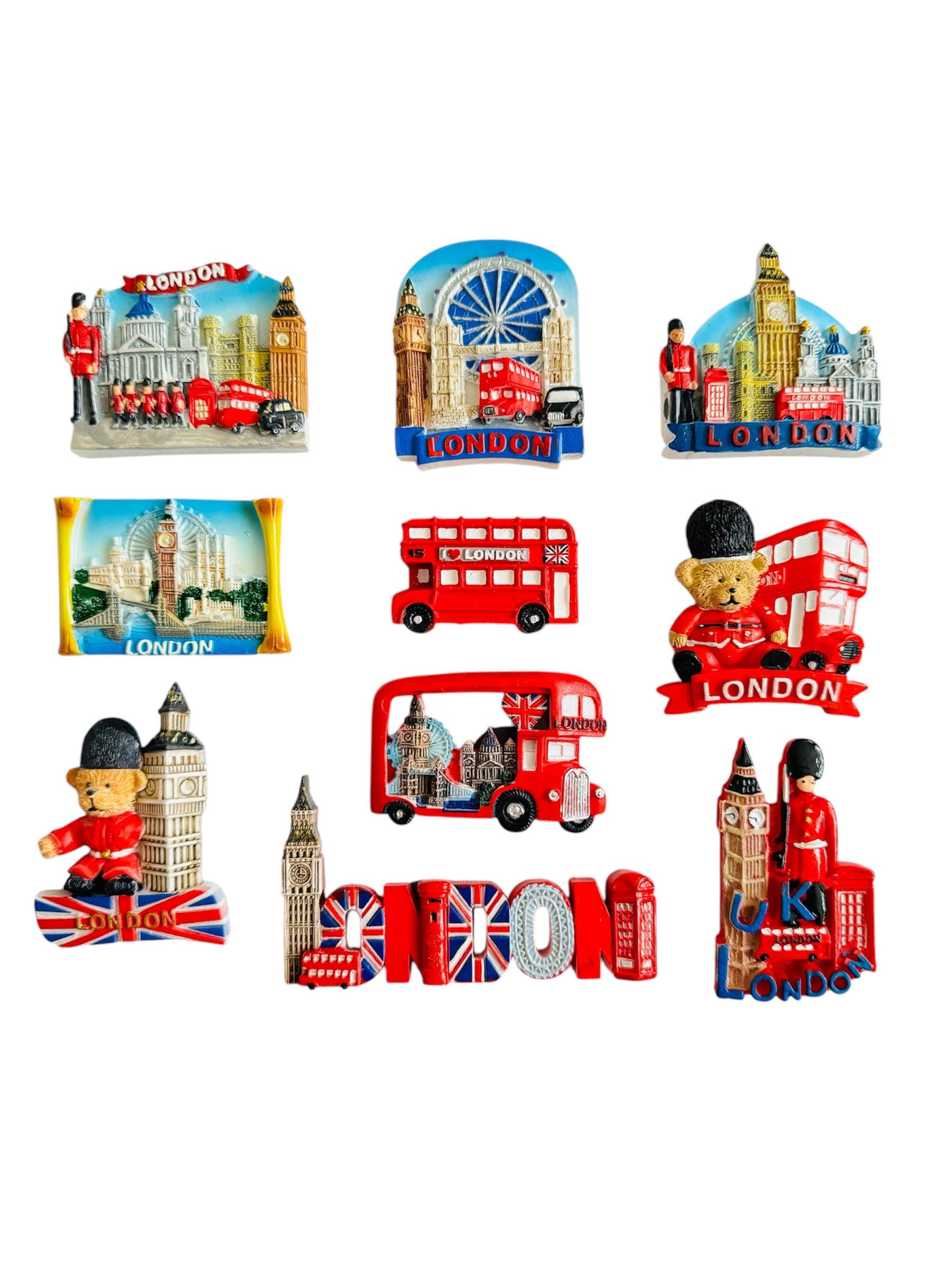 London Icon Ceramic Fridge Magnets - Souvenir Gift - Etsy