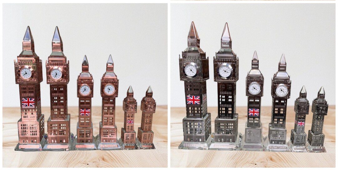 Big Ben Souvenir: London Tower With Clock, Various Colors & Sizes - Etsy UK