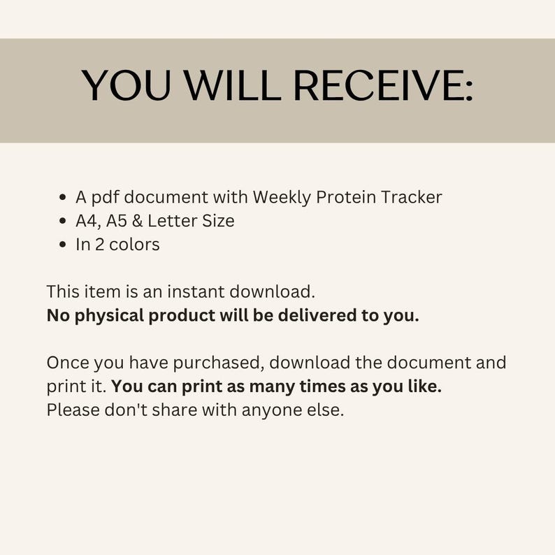 High Protein Tracker Printable | Daily Protein Log | Macro Meal Planner ...