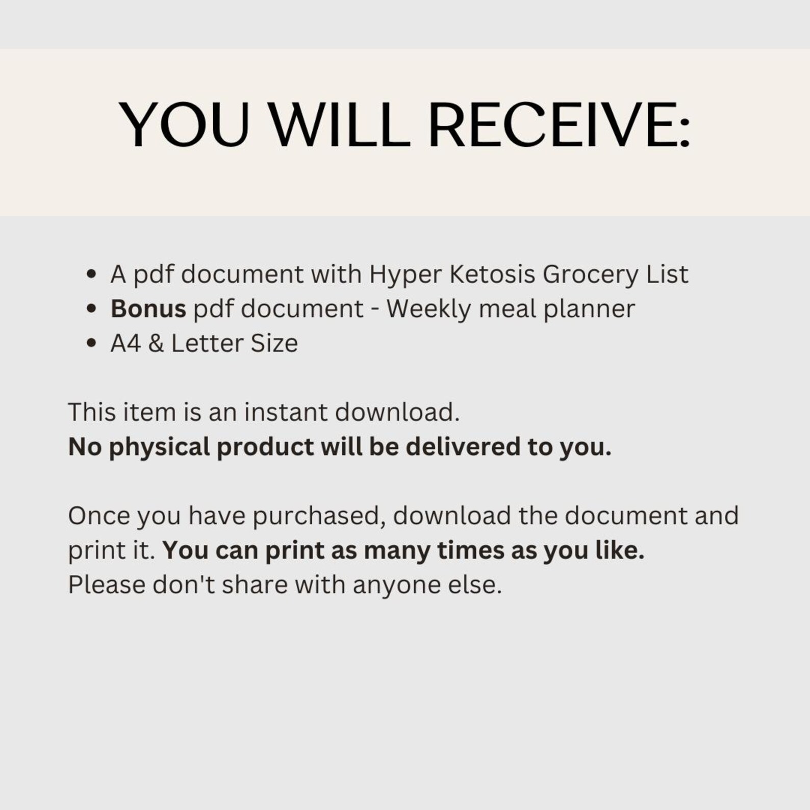Keto Food List Printable: Hyper Ketosis Diet Chart (PDF) | Low Carb ...