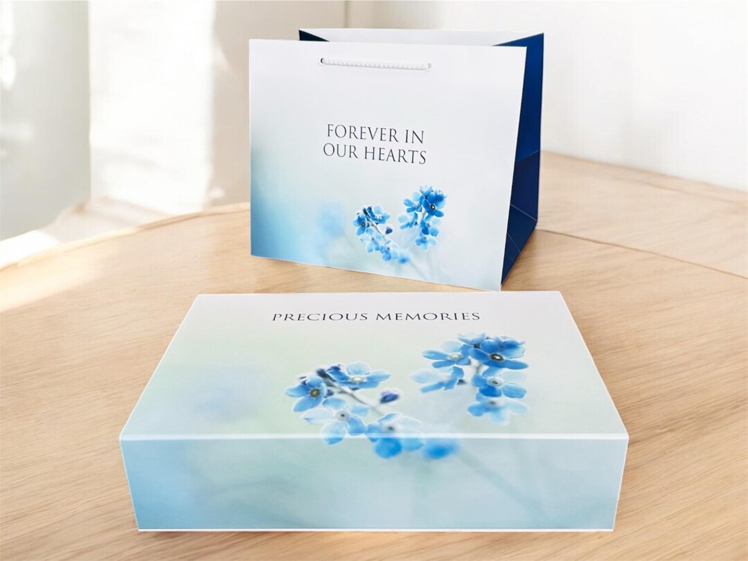 Forget Me Not Memory Box & Bag - Etsy