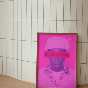 Tyler the Creator Inspired missing Fan Edit Poster Album Print / Artist ...