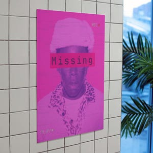 Tyler the Creator Inspired missing Fan Edit Poster Album Print / Artist ...