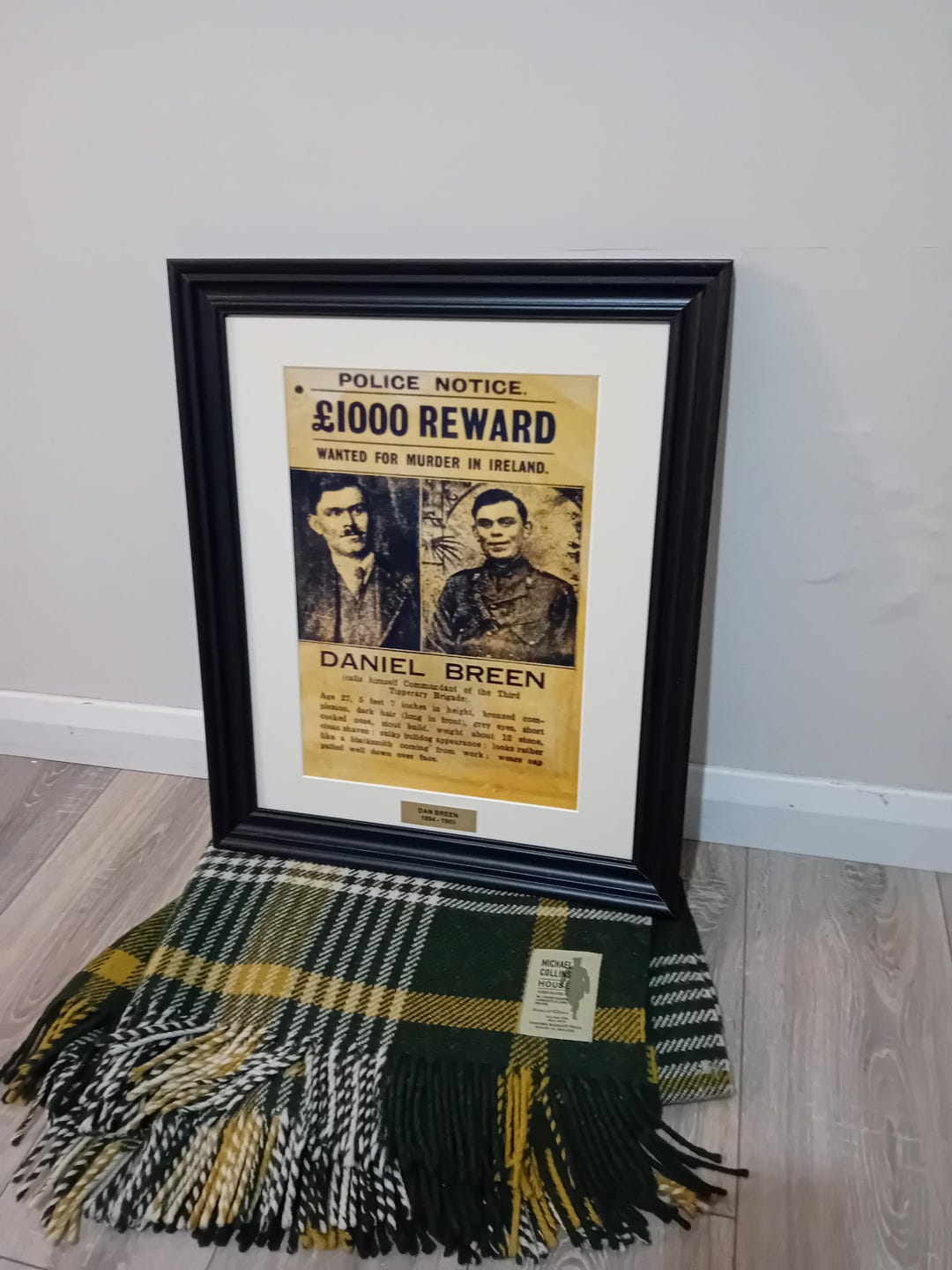 Dan Breen Irish Hero Framed Picture - Etsy