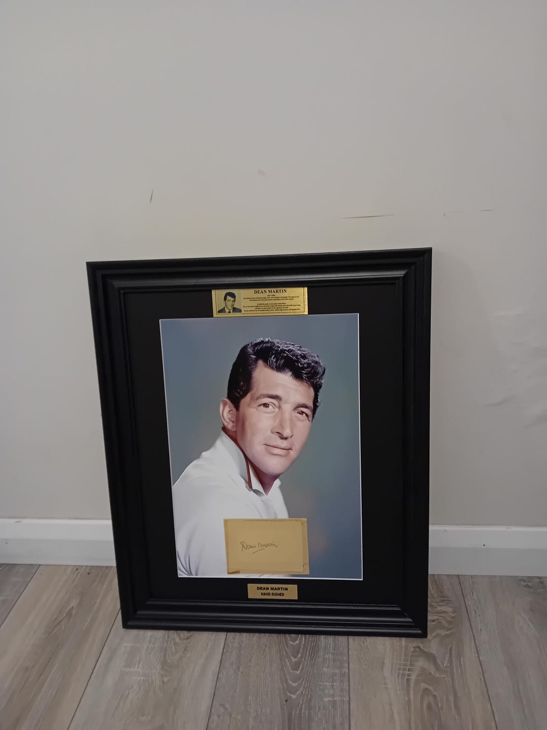 Dean Martin Hand Signed Autograph - Etsy