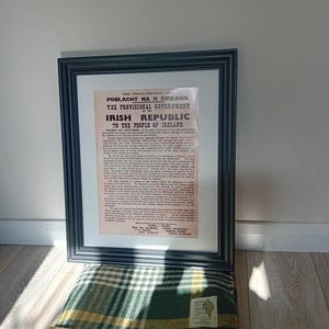 Irish Proclamation Framed - Etsy