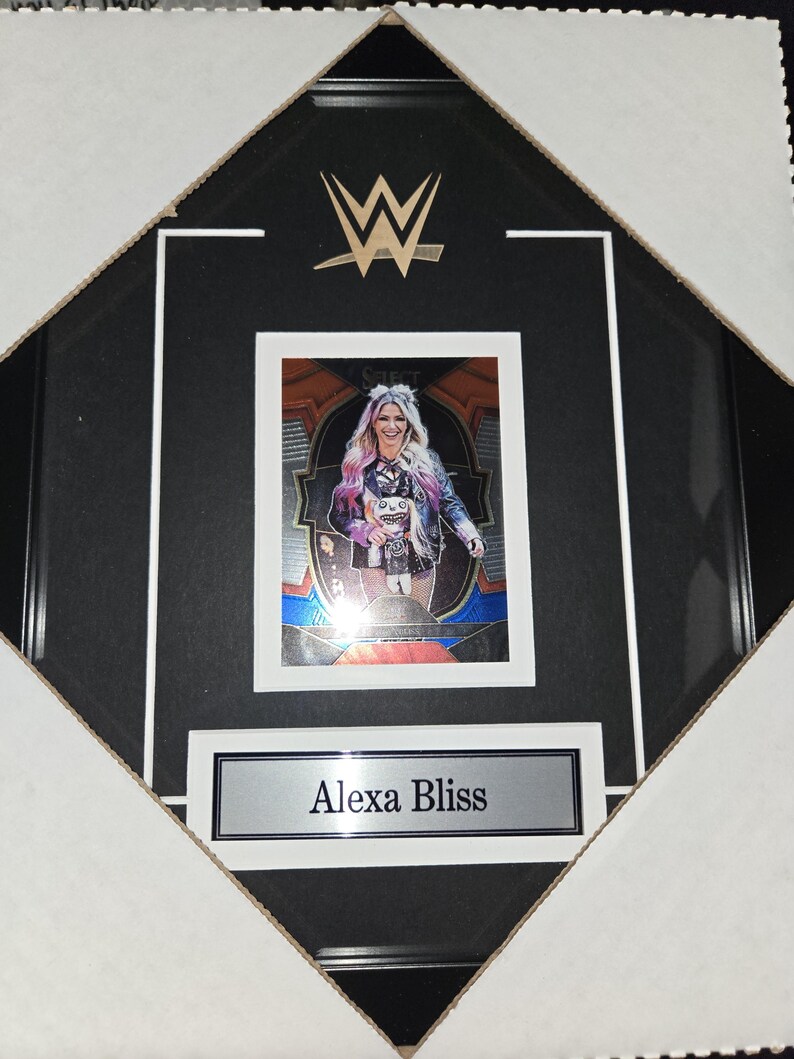WWE WWF WCW Wrestling Alexa Bliss Single Card Collector Sports Frame - Etsy